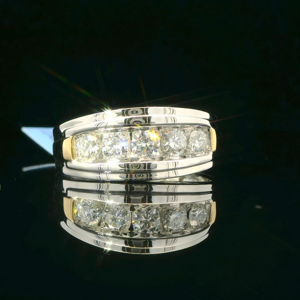 10KT GOLD TT 1.00 CTWT | Elegant Diamond Ring